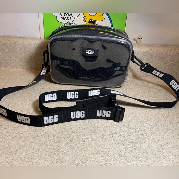 UGG | Bags | Ugg Womens Janey Ii Clear Black Crossbody Bag | Poshmark
